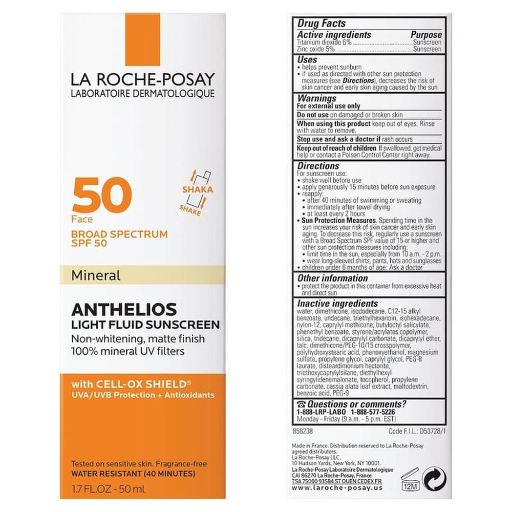 Protector solar facial ultraligero óxido de zinc y FPS 50 - Real Plaza