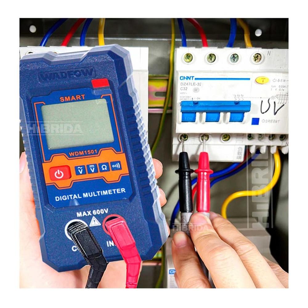 Multímetro Multitester Digital 600V Profesional Wadfow - Real Plaza