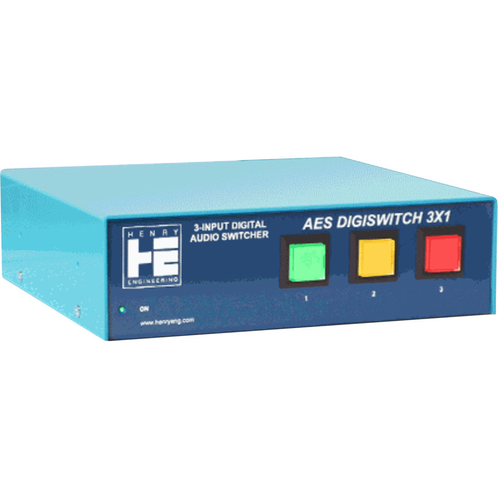 Henry Engineering AES DigiSwitch 3x1: Conmutador Digital de Audio AES ...