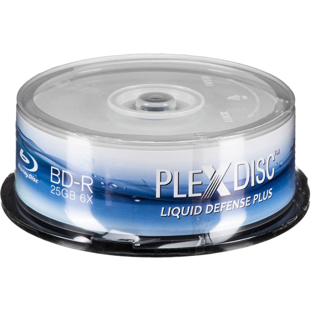Plexdisc Bd-R Glossy White Inkjet Hub Printable Discs With Liquid ...