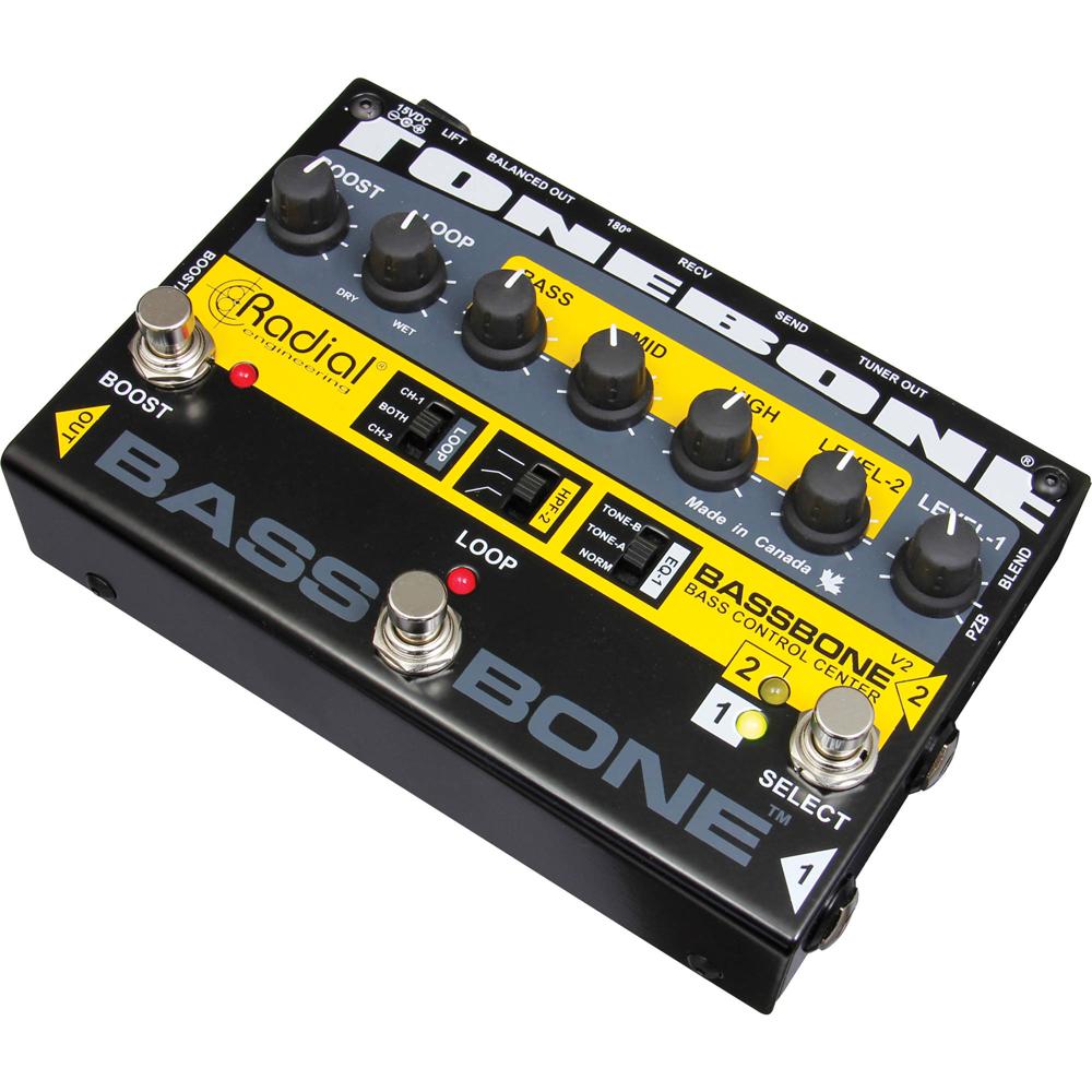 Radial Engineering Tonebone Bassbone V2: Preamp y DI para Bajo con 2 ...