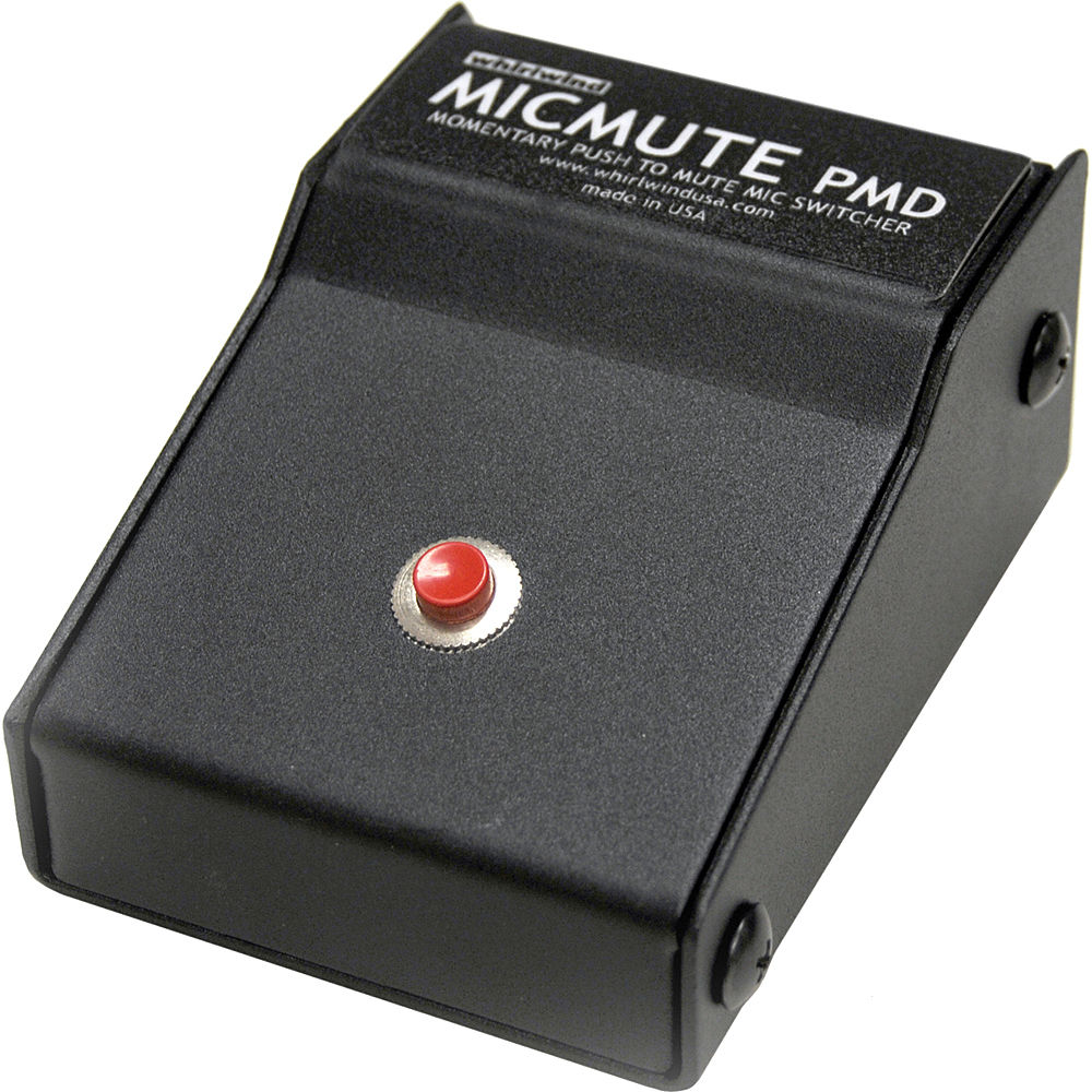 Interruptor Whirlwind Micmute PMD Push-to-Mute (Escritorio) - Diseño de Escritorio Conveniente y ...