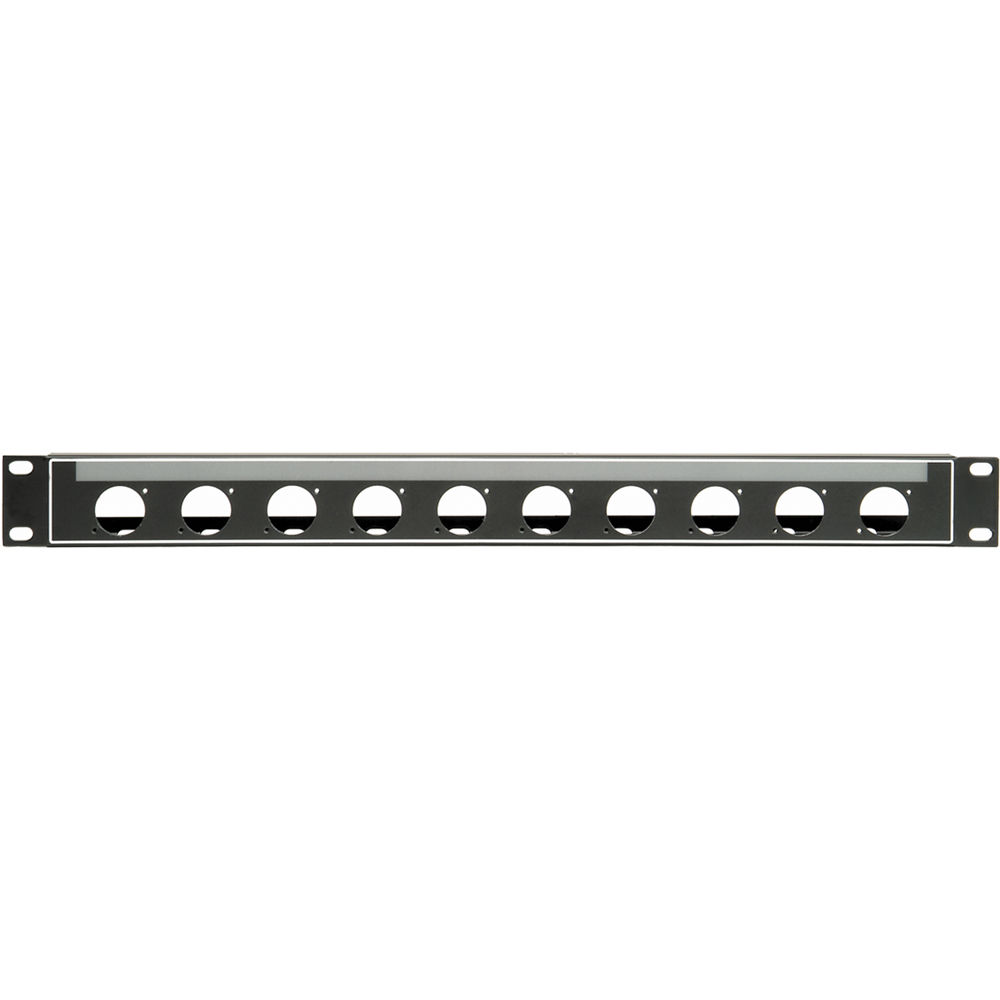 Panel de Rack 1 RU Lowell Manufacturing para Conectores Neutrik D ...