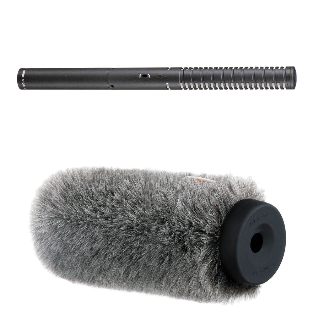 Micrófono Shotgun RODE NTG2 con Kit de Paraviento Auray - Ideal para ...