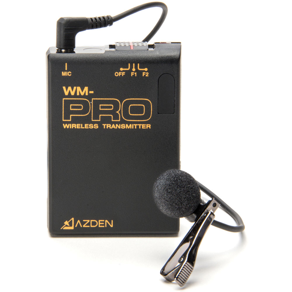 Transmisor Inalámbrico Azden WLT/PRO VHF con Micrófono Lavalier ...