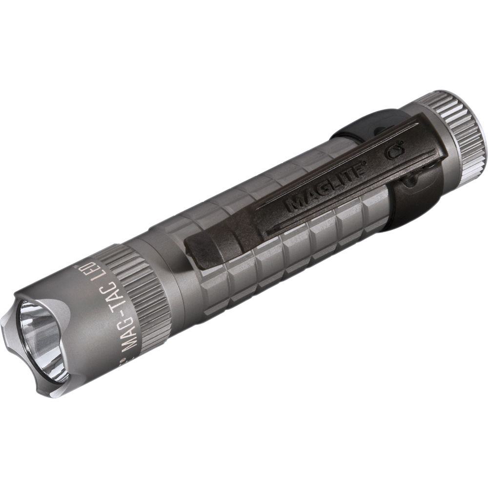 Maglite Mag-Tac LED Flashlight (Crowned Bezel, Urban Gray) - Real Plaza