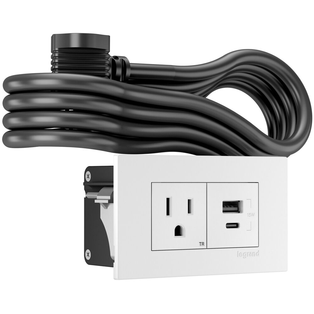 Wiremold Products Dash FPC 1OL/1 USB A/C (Blanco) - Solución de Carga ...