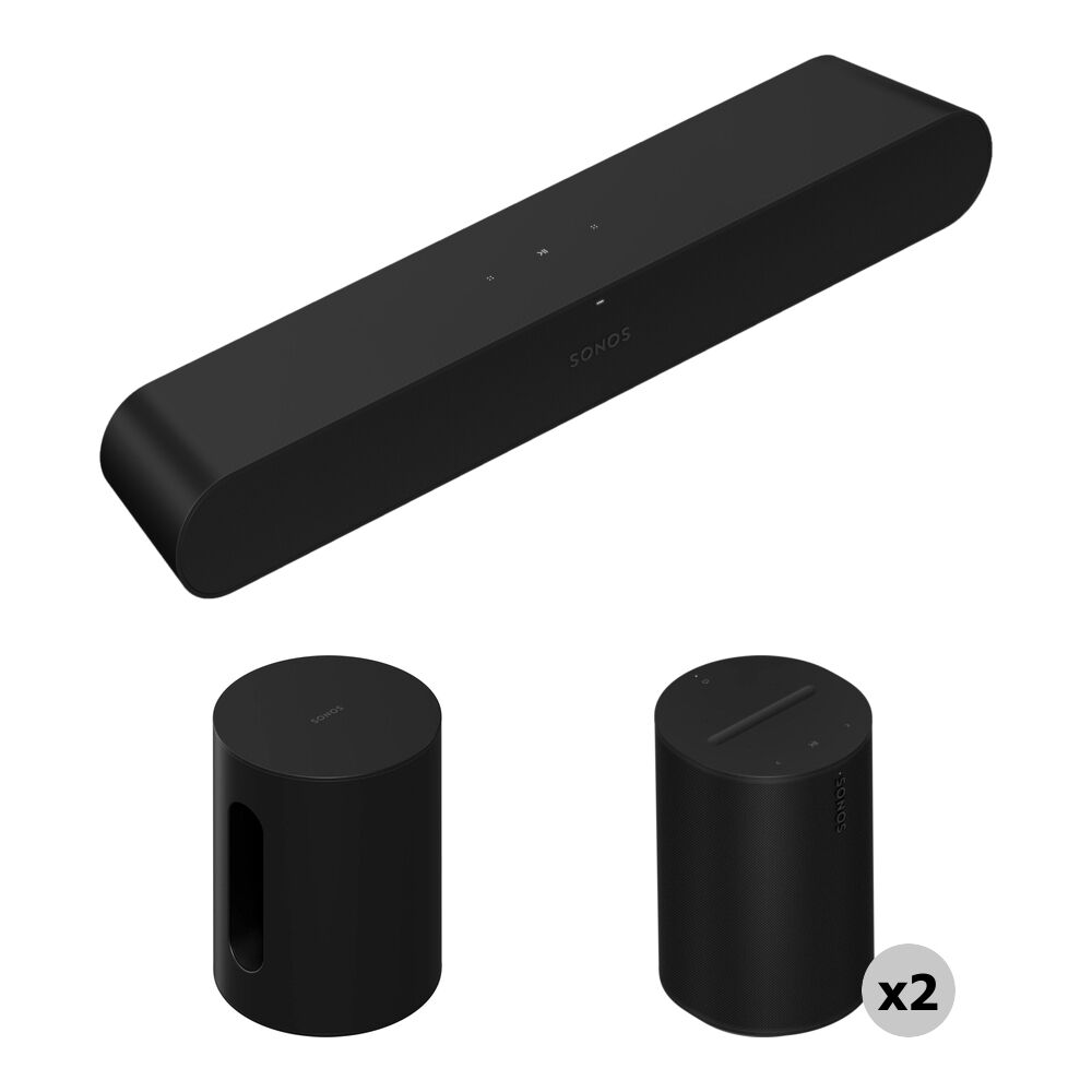 Set Inmersivo Sonos con Ray (Negro) - Sonido Claro, Conectividad ...