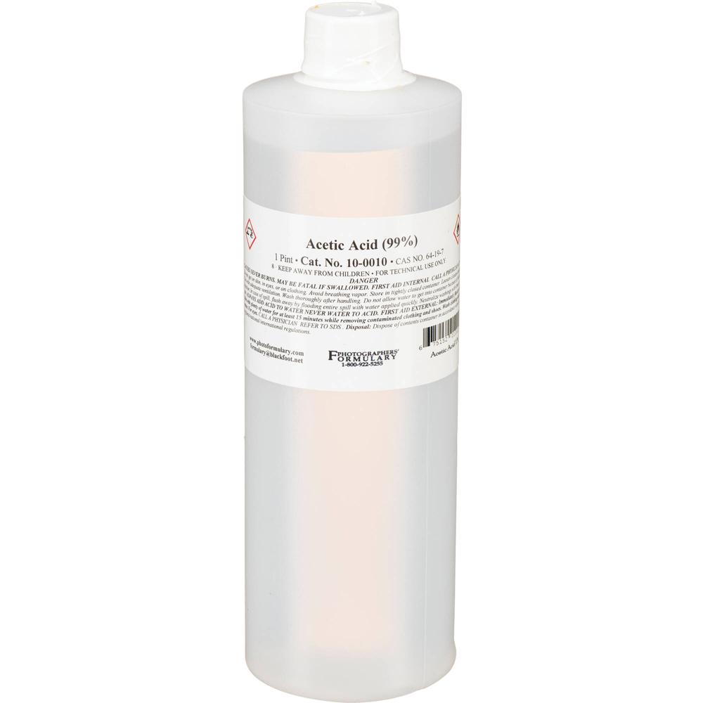 Ácido Acético Glacial Photographers' Formulary - 1 Pint - Real Plaza