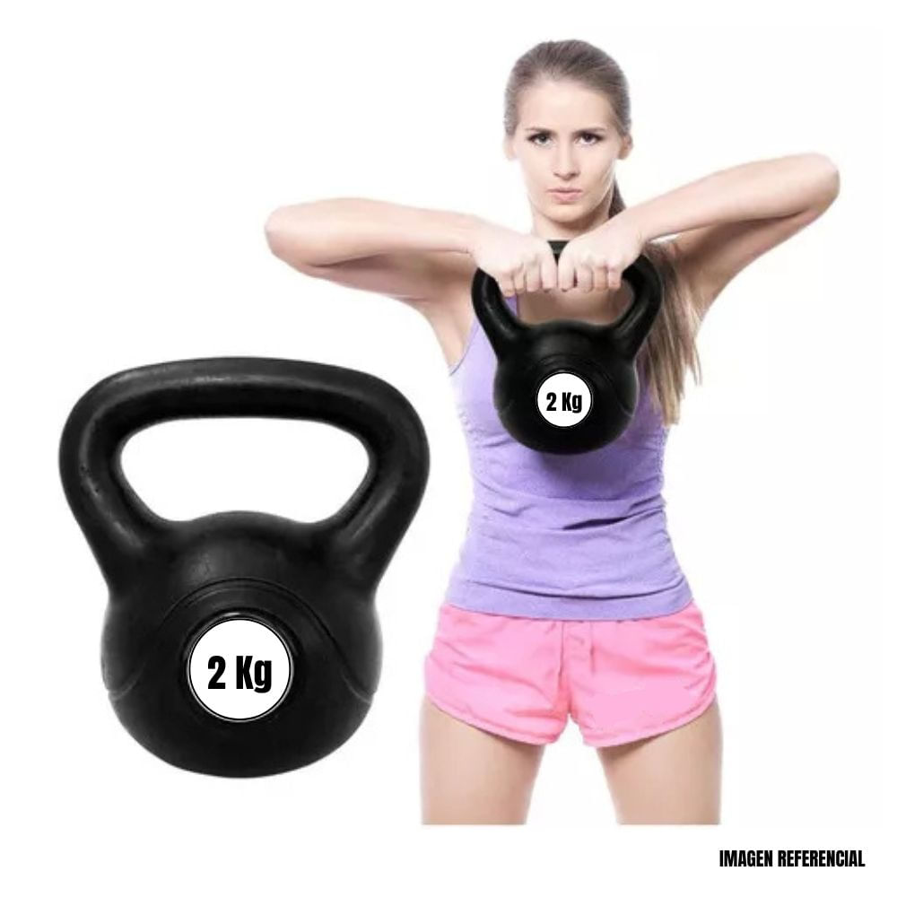 Pesa Rusa Kettebells de PVC 2Kg - Real Plaza