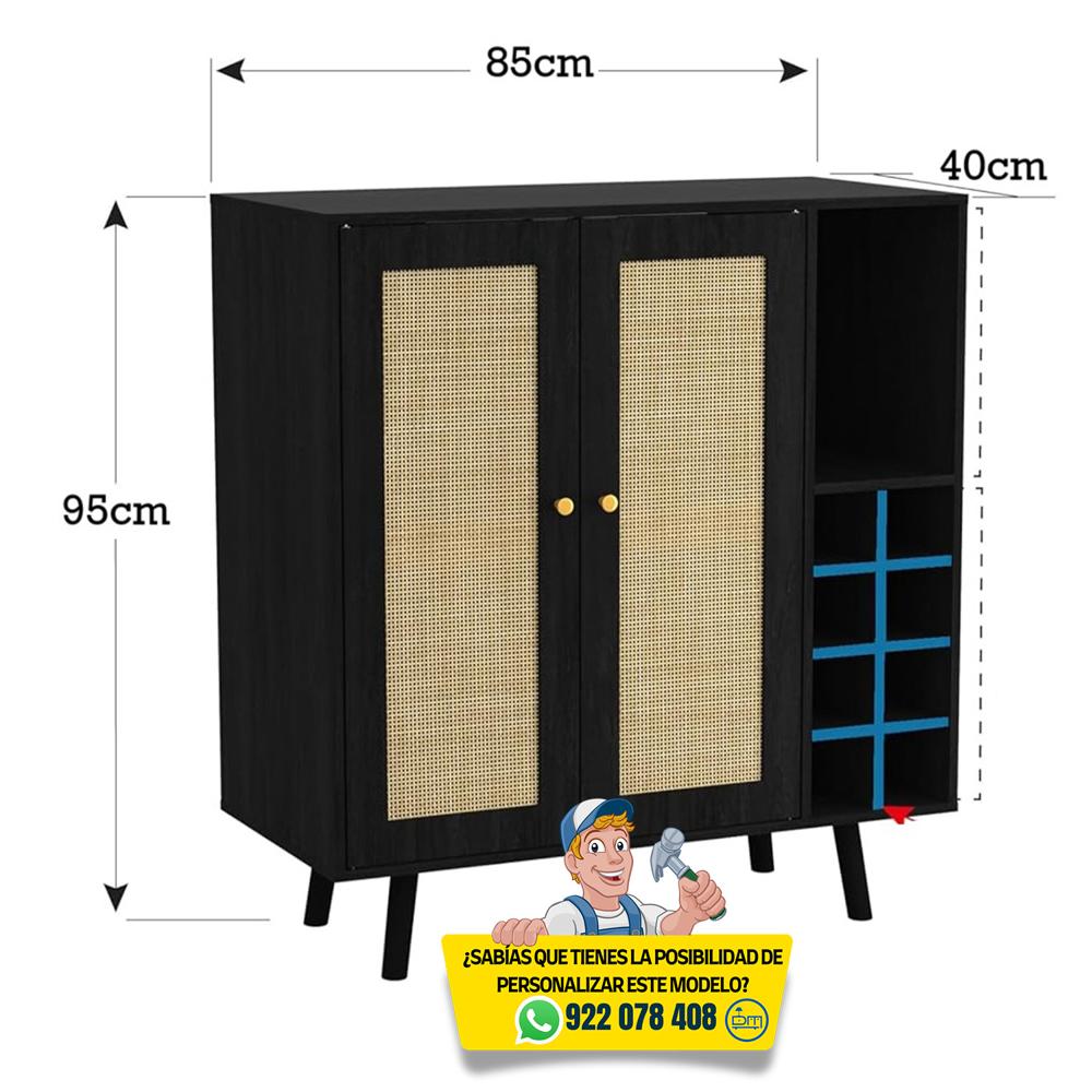 Mueble Bar Moderno Amore Home Armion - Real Plaza