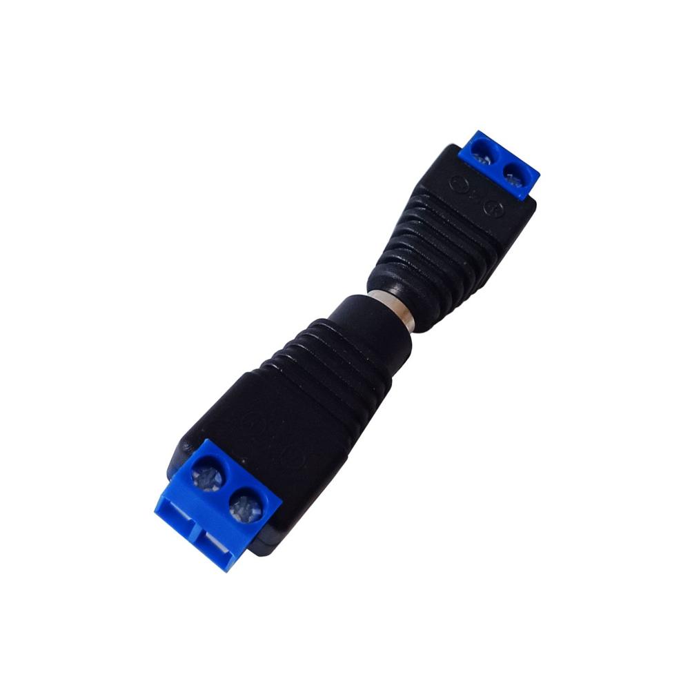 Adaptador Jack y Plug Tipo Bornera para Fuente Azul JACKCAM-PAR - Real ...