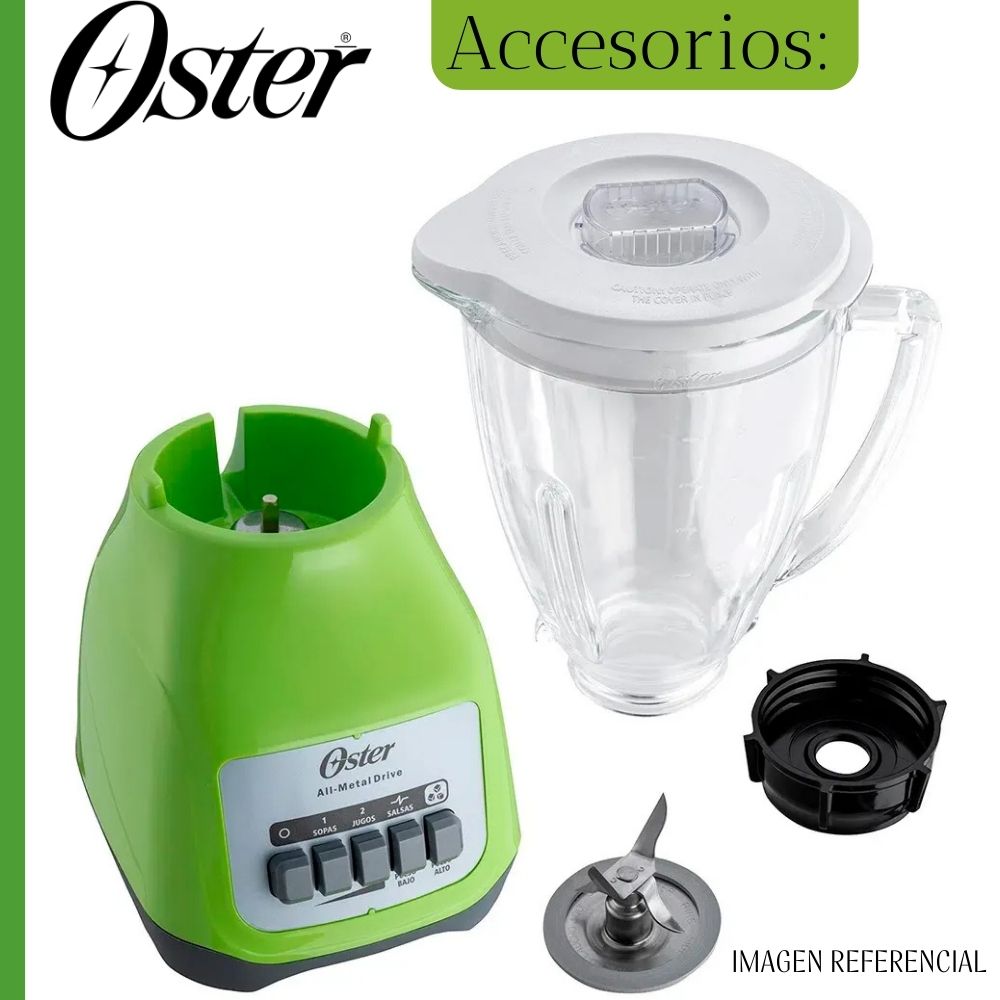 COMBO OSTER LICUADORA KALIMAN+ HERVIDOR ELÉCTRICO 1.8LT VERDE - Real Plaza