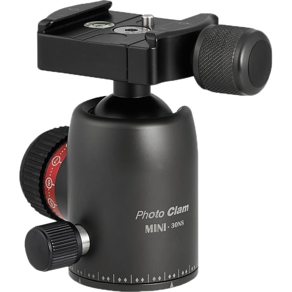 Photo Clam Pro Mini 30NS con Abrazadera de Perilla (Negro) - Capacidad ...