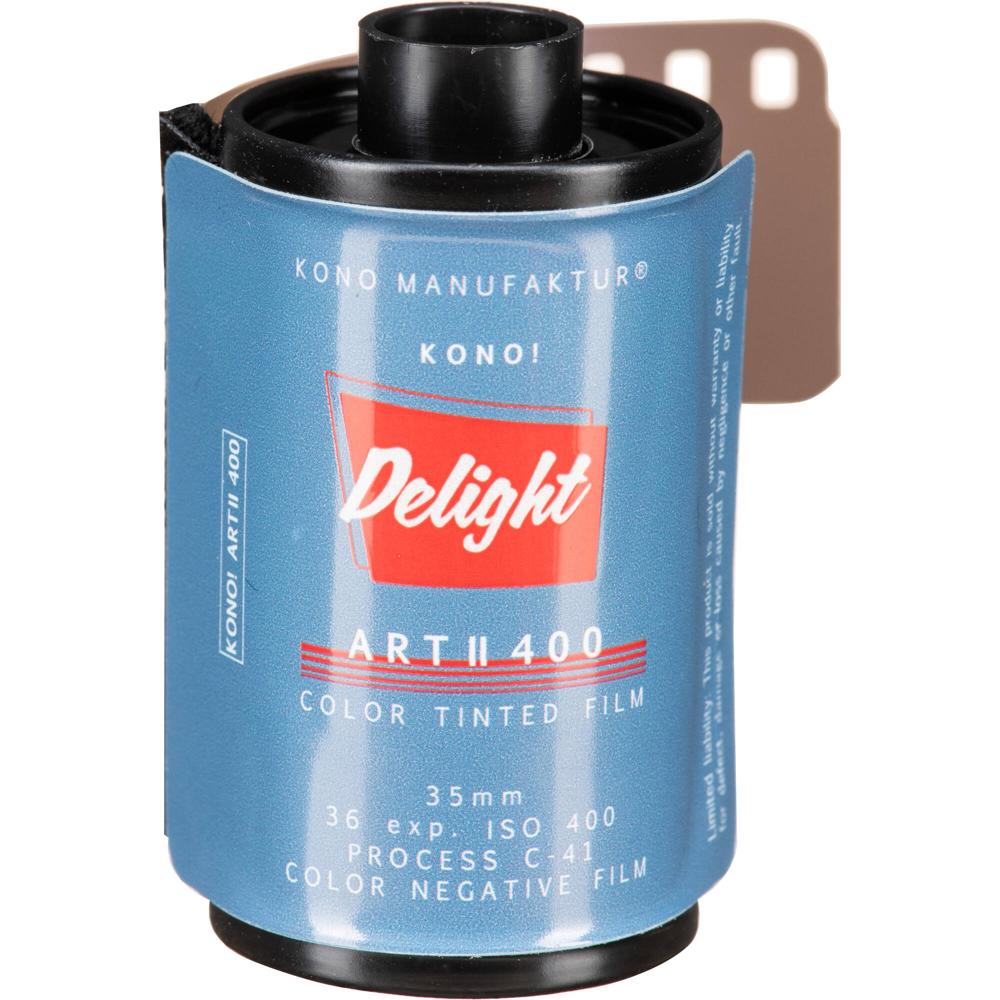 KONO Delight ART II 400 - Película 35mm Color Tinteada, ISO 400, 36 ...