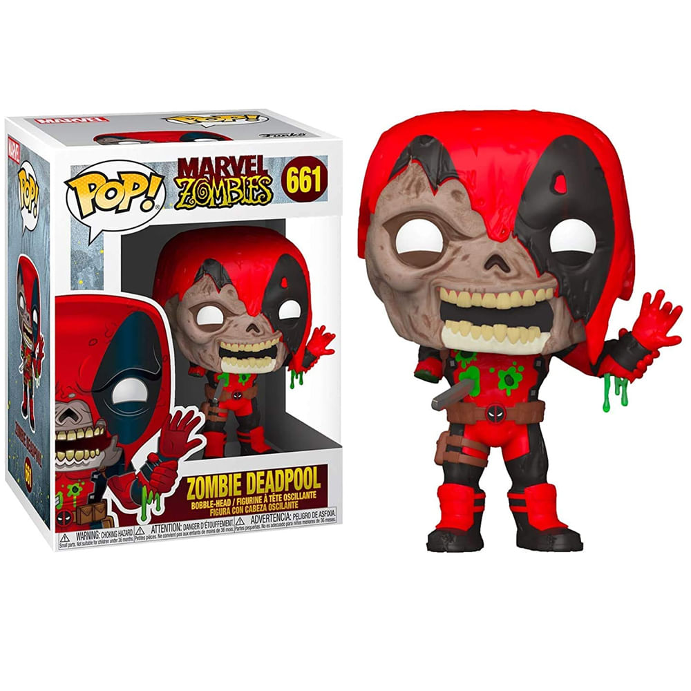 Funko Pop Marvel Zombies - Deadpool #661 - Real Plaza