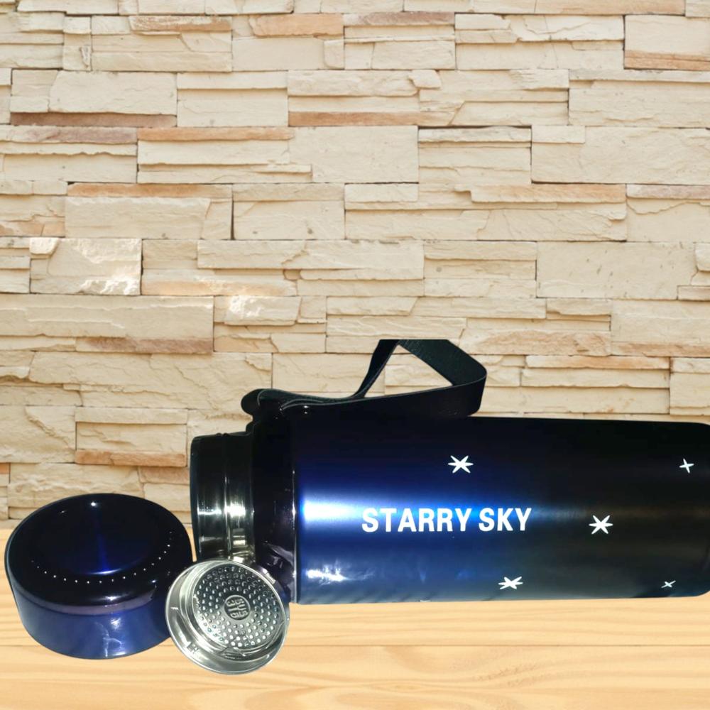 TERMO TOMATODO DE ACERO INOX. ESTRELLA 800ML STARRY SKY - Real Plaza