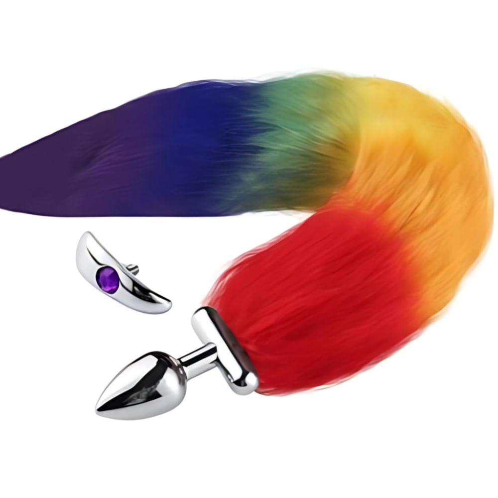 Plug Metal Fox Rainbow (2 en 1) viene con vincha - Real Plaza