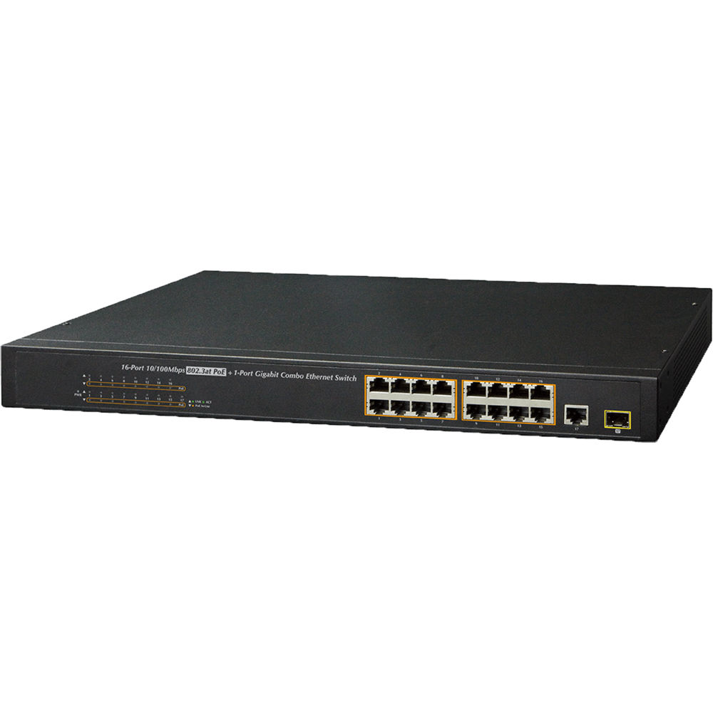 Switch de Red No Gestionado Lorex de 16 Puertos PoE 10/100 Mb/s - Ideal ...