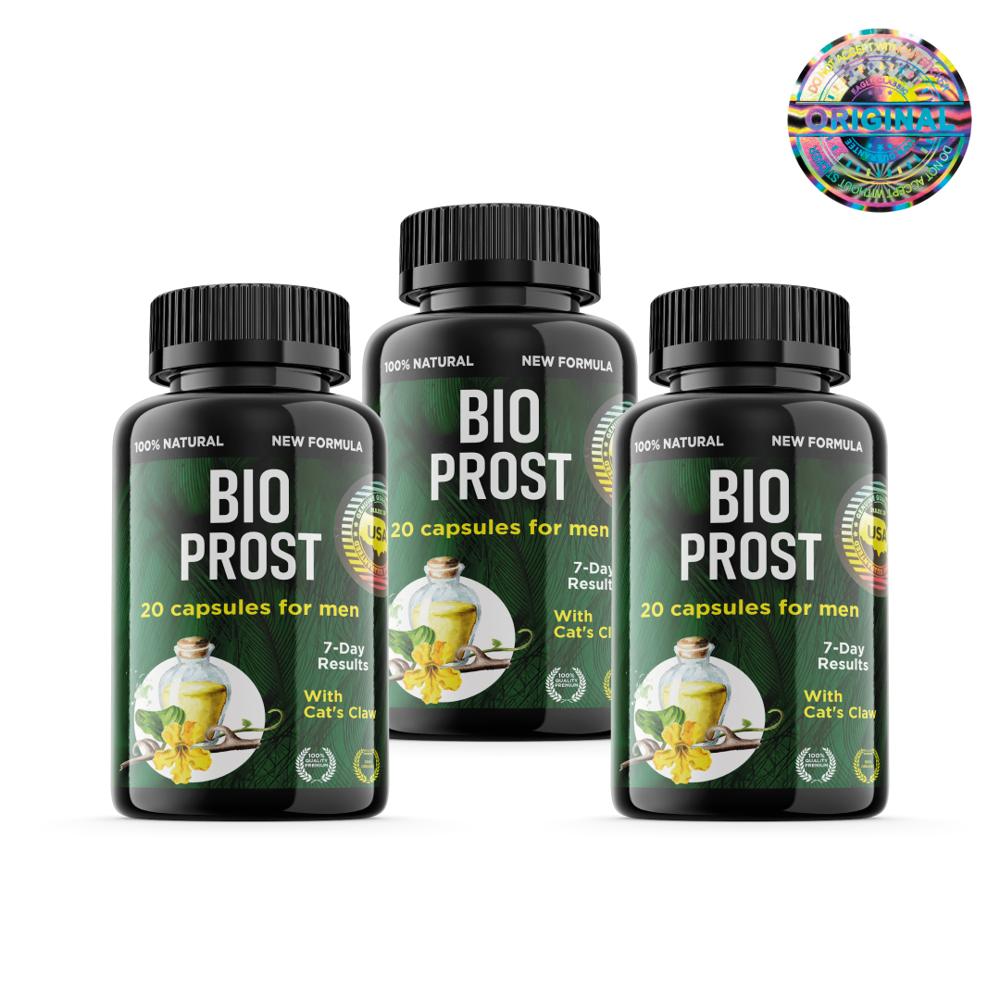 Bioprost 20 Cápsulas 3 Frascos - Real Plaza