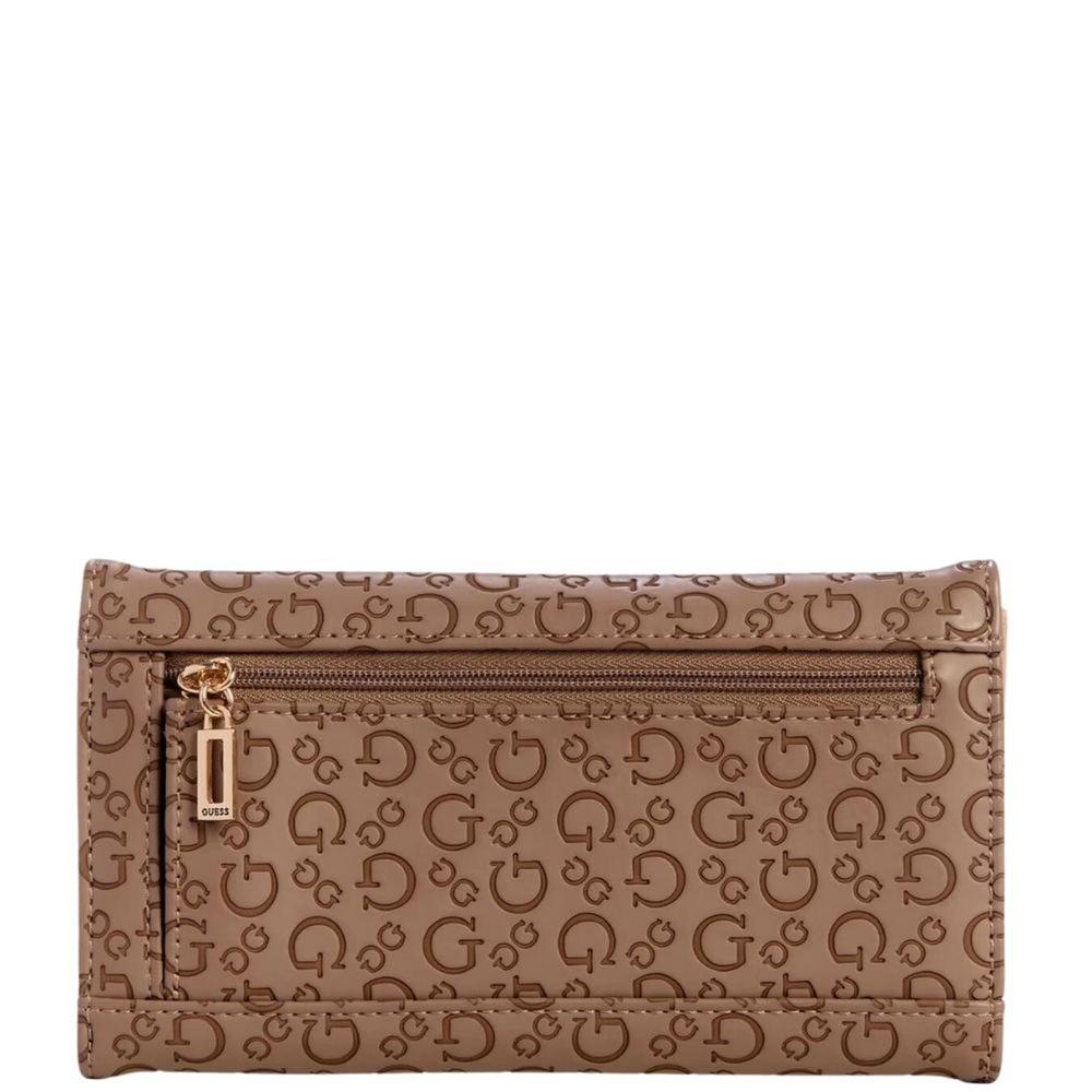 Billetera Guess Monogram Bowie Debossed Logo - Marron - Real Plaza