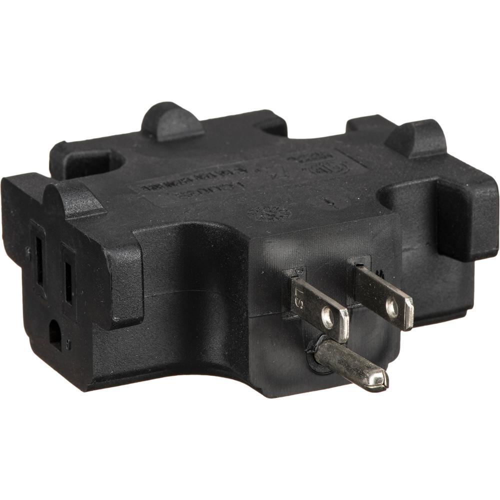 Adaptador de Potencia American DJ EC-3FER Edison Tri-Tap (Negro ...