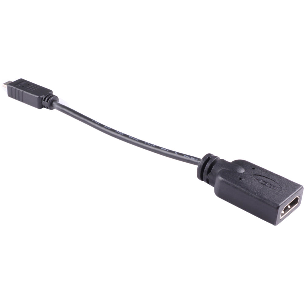 Cable Adaptador Flex Micro-HDMI a HDMI (4") - Macho a Hembra, Soporta ...