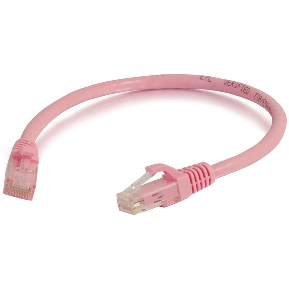Cable de Par Trenzado No Apantallado C2G Cat 6 (1', Rosa) con ...
