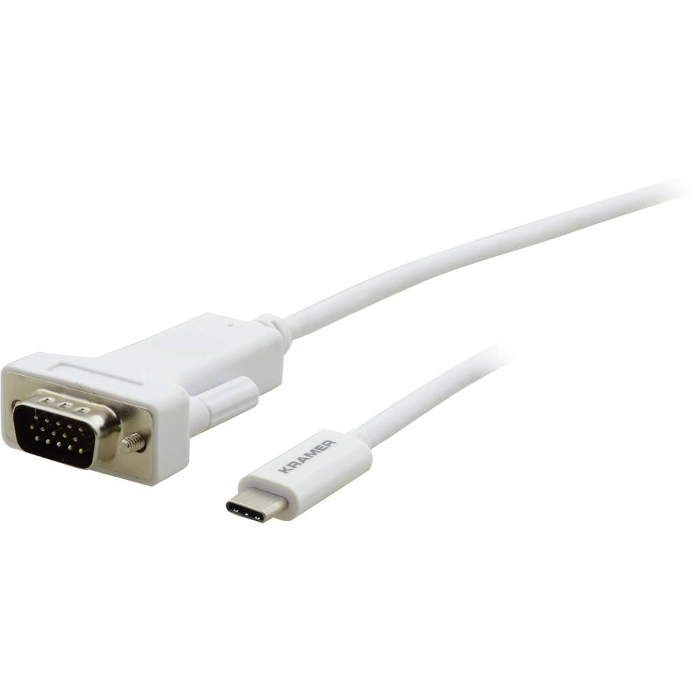 Kramer Cable USB Tipo-C a VGA (1.8 m, Blanco) - Real Plaza