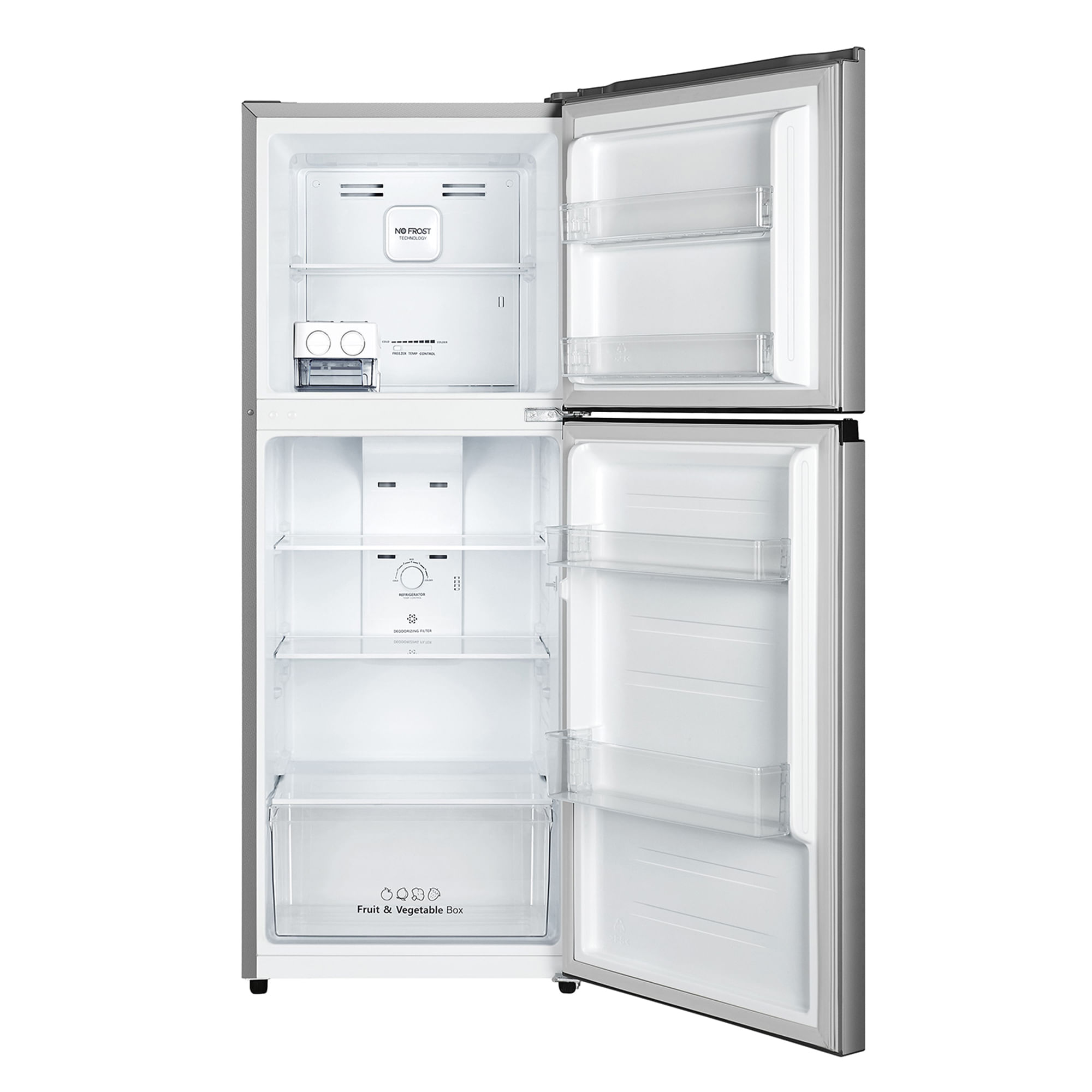 Refrigeradora HISENSE 203L No Frost BCD-203W Gris - Real Plaza