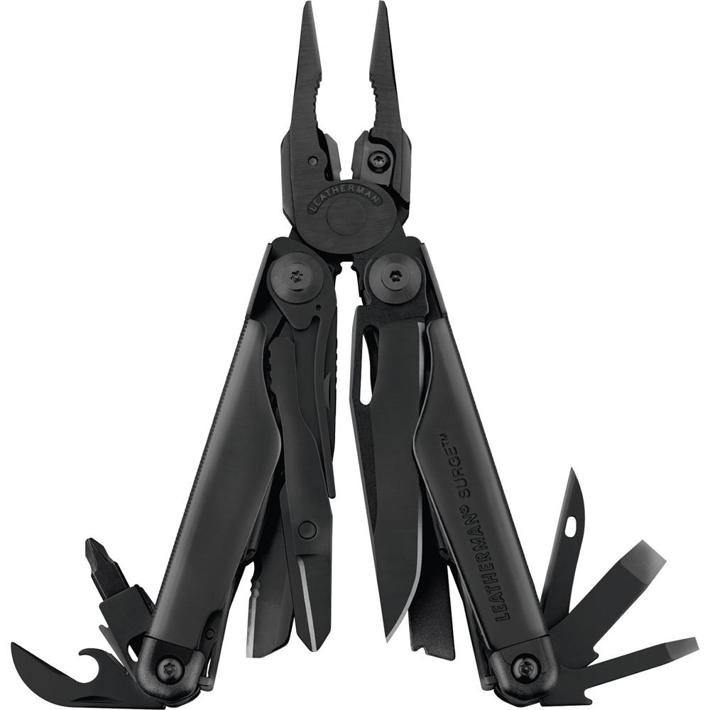 Leatherman Surge: Multi-Herramienta de Acero Inoxidable con Funda MOLLE Negra - 21 Herramientas ...