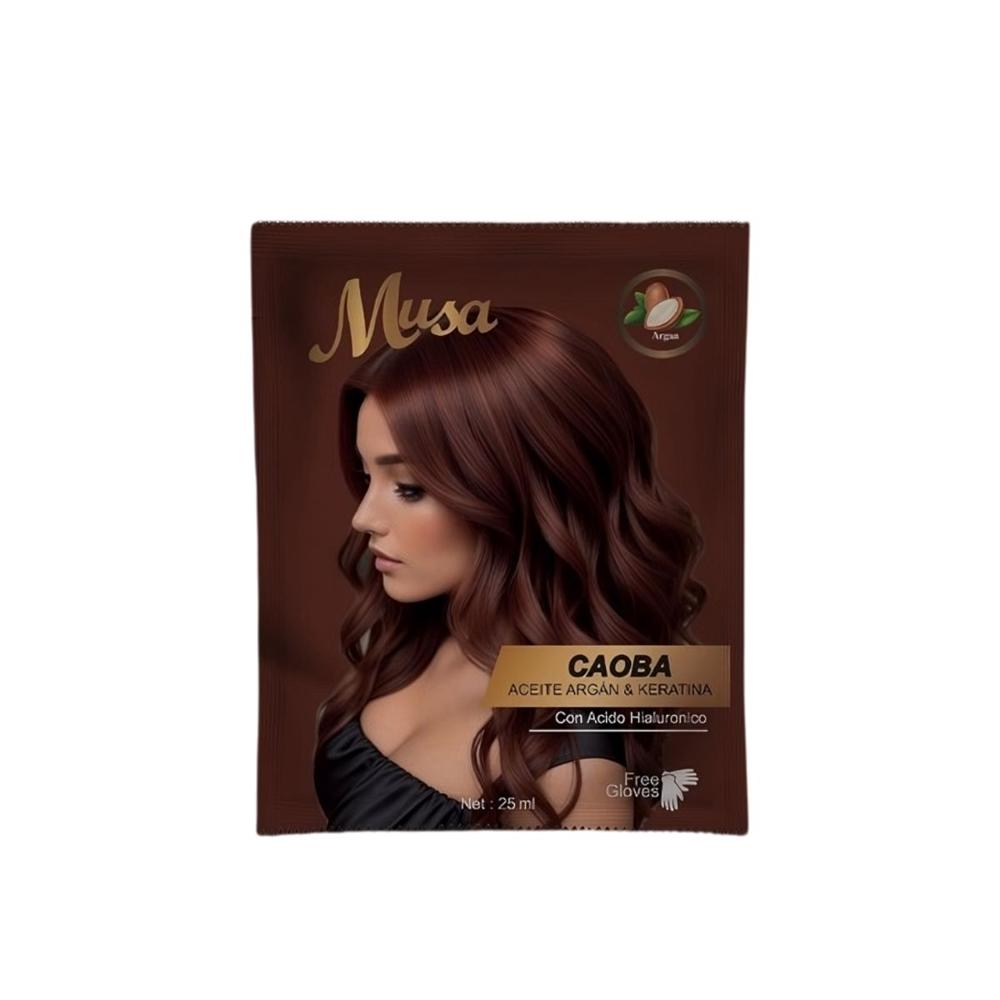 Shampoo Hair Color Musa Tinte Caoba 25mlx10 - Real Plaza