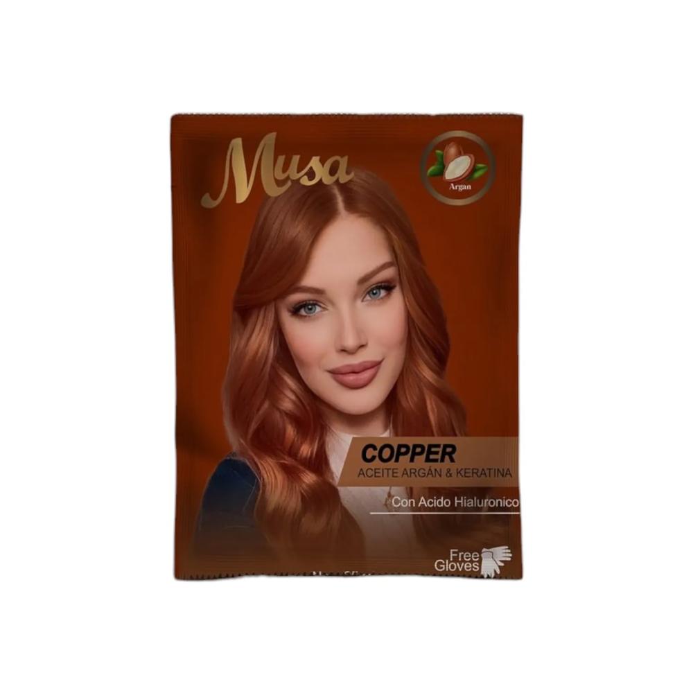 Shampoo Hair Color Musa Tinte Copper 25mlx10 - Real Plaza