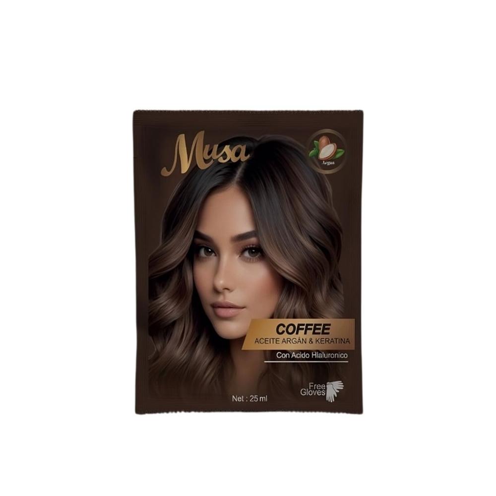 Shampoo Hair Color Musa Tinte Coffee 25mlx10 - Real Plaza