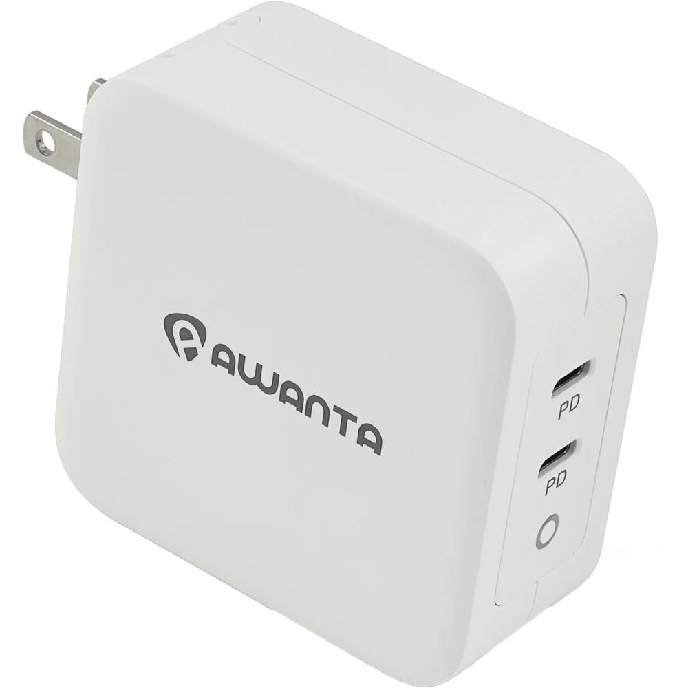 Cargador de Pared Awanta 100W USB-C con 2 Puertos, Tecnología GaN ...