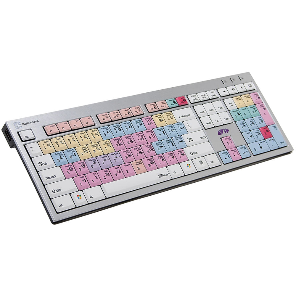 Logickeyboard Digidesign Pro Tools Slim Line PC Keyboard - Real Plaza