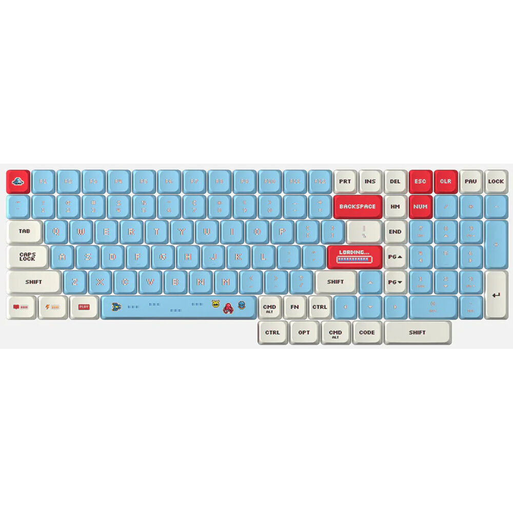 AZIO Cascade 75% Layout Slim Keycaps (Retro Arcade Dark) - 110 Teclas ...