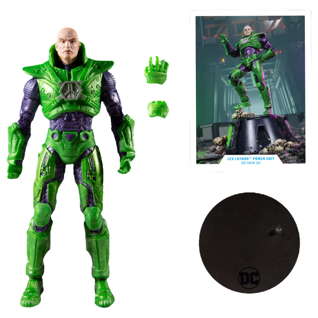 Mcfarlane Toys Lex Luthor In Green Power Suit Dc Comics - Real Plaza