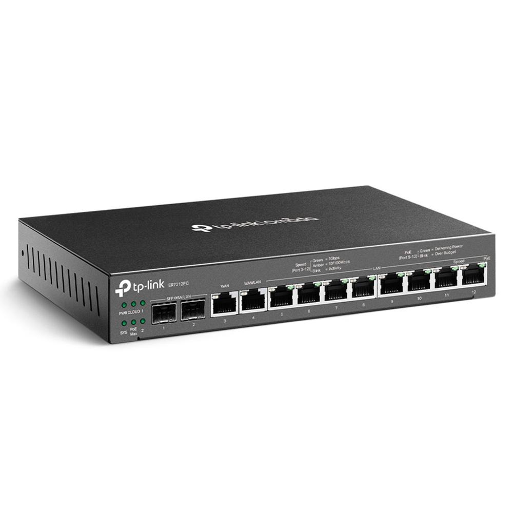 TP-LINK ER7212PC Router PoE 8 Puertos 2SFP VPN Gigabit Omada - Real Plaza