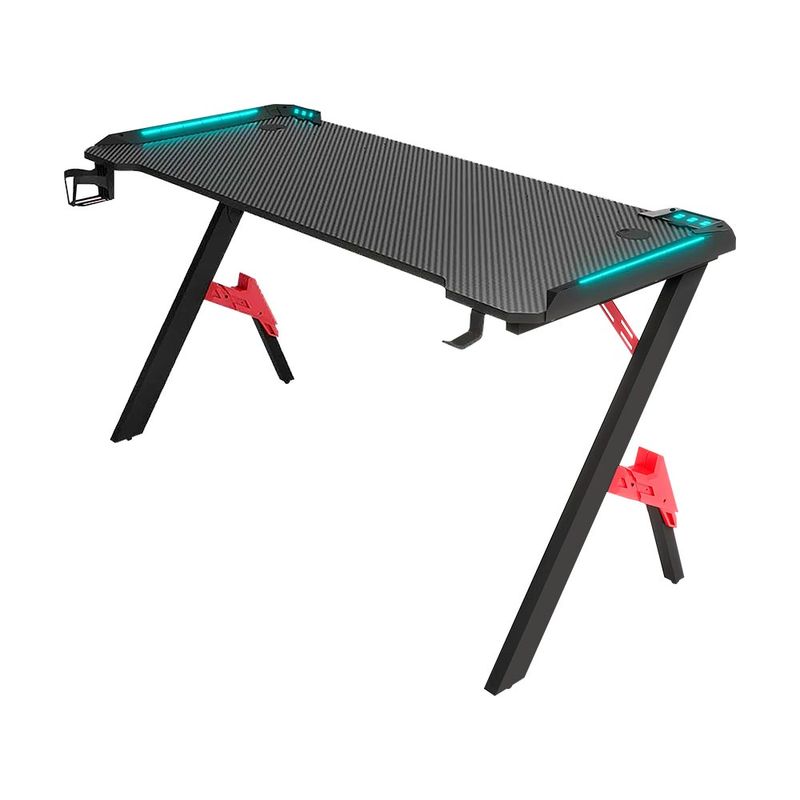 Escritorio Gamer Eléctrico Evox D2104 con Luces LED RGB - Real Plaza