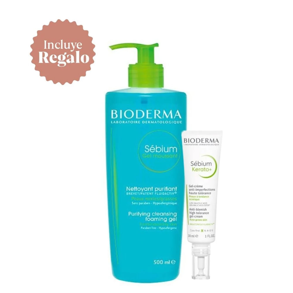 Bioderma Pack Sebium Anti-Imperfecciones Y Limpieza Pieles Mixtas A ...