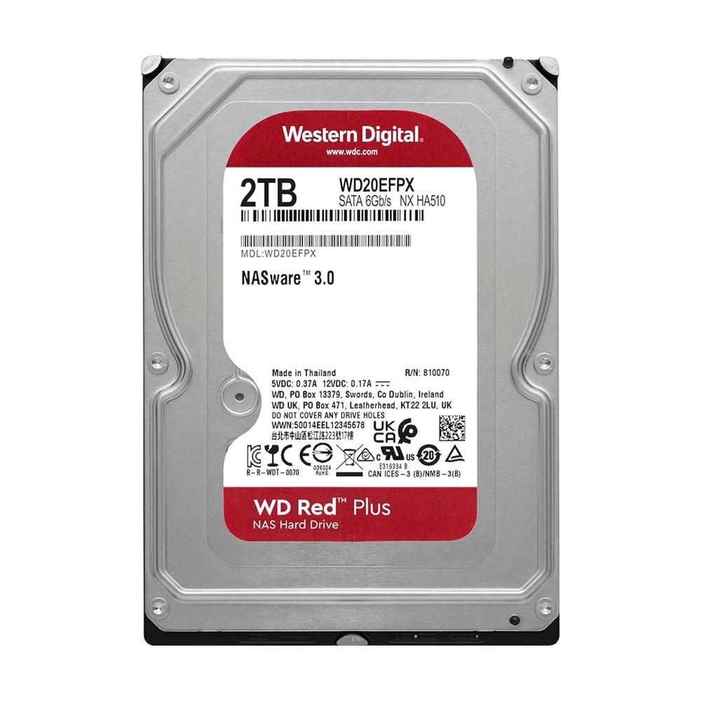Western Digital WD20EFPX Disco duro Red Plus 2TB Cache 64MB - Real Plaza