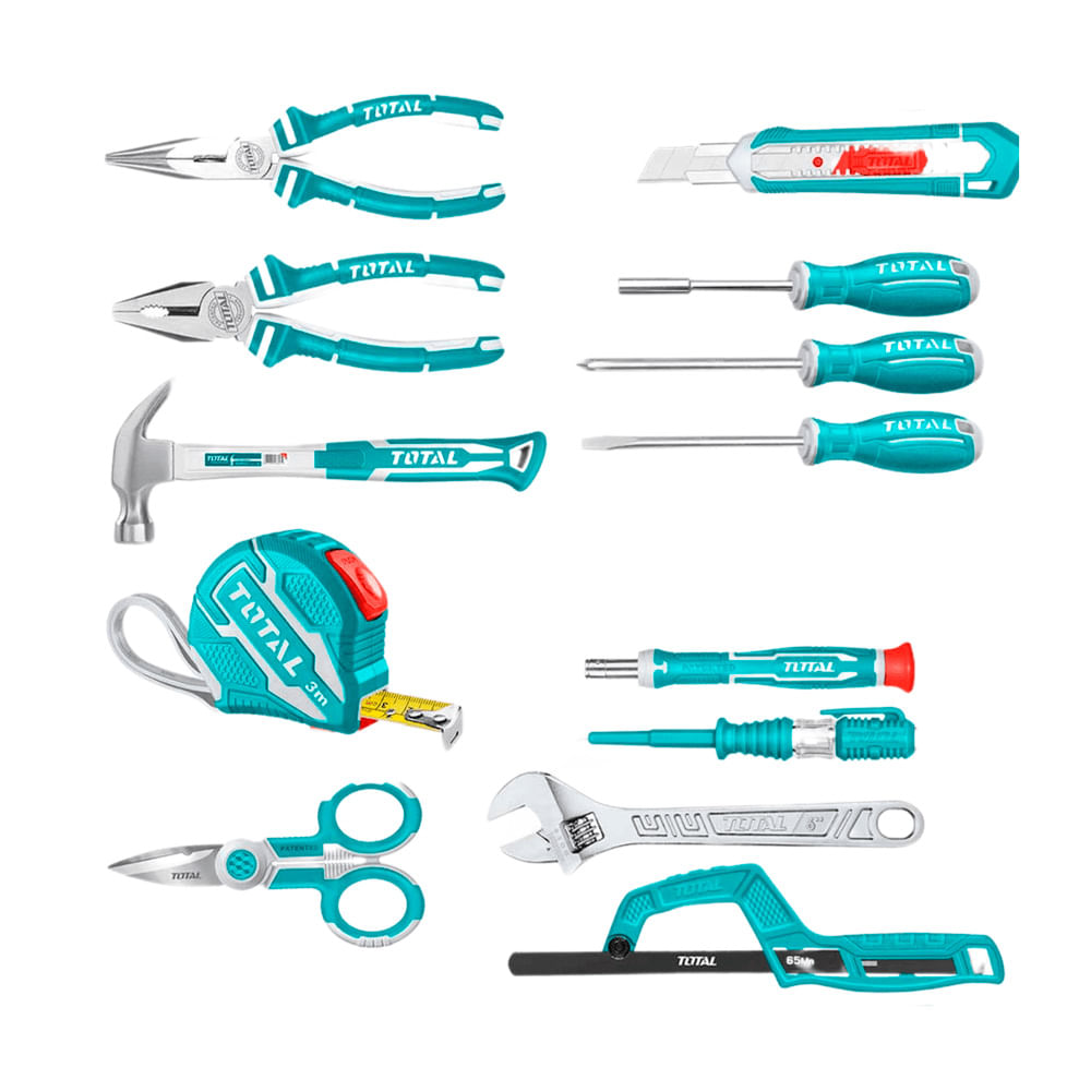 Taladro 20V + set de herramientas 165 pz THKTHP11652 TOTAL - Real Plaza