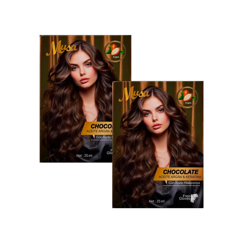 Shampoo Tinte Chocolate 5.4CH 25mlx10 en Sachets Musa 2 und - Real Plaza