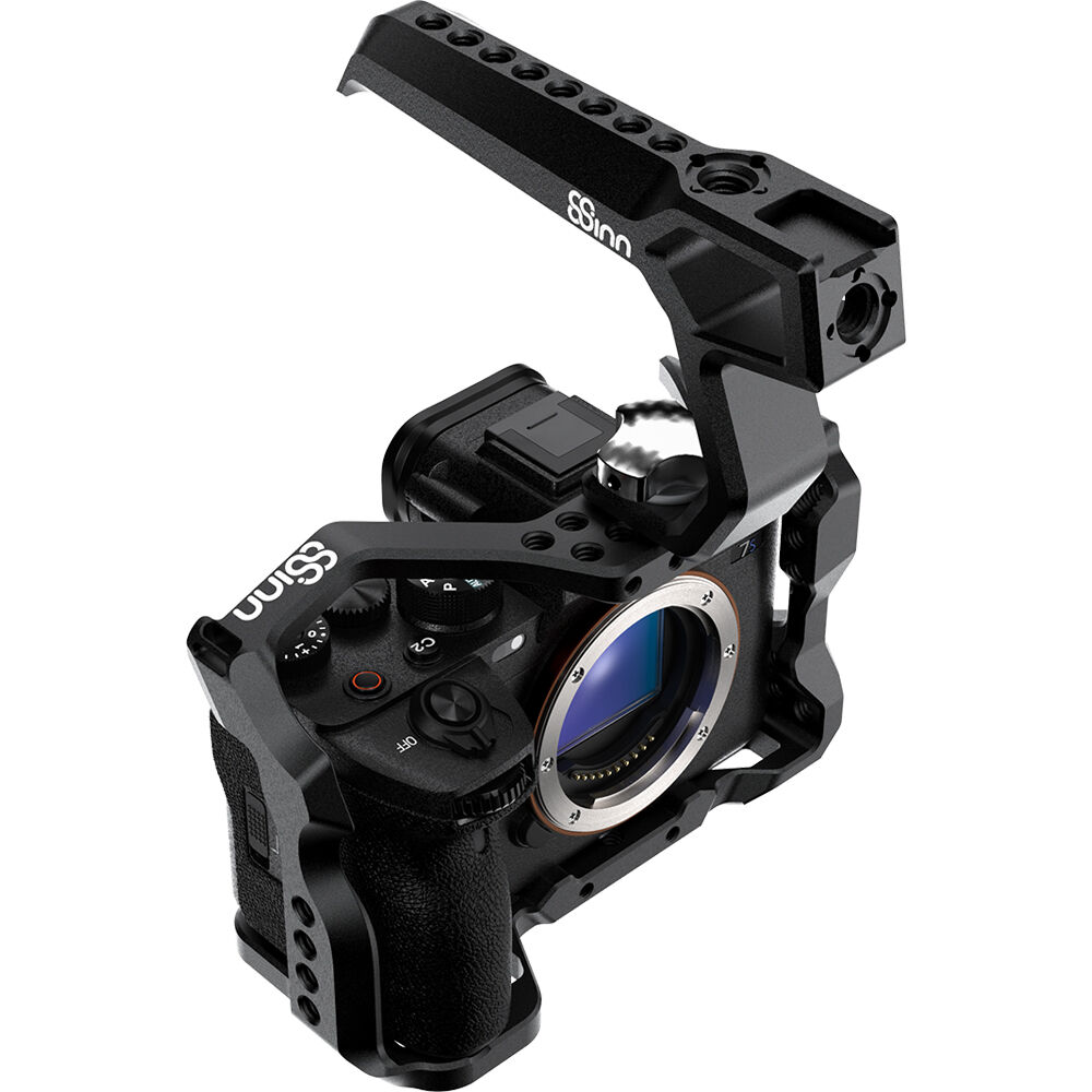 8Sinn Cage for Sony a7S III/a7 IV with Black Raven Top Handle - Real Plaza