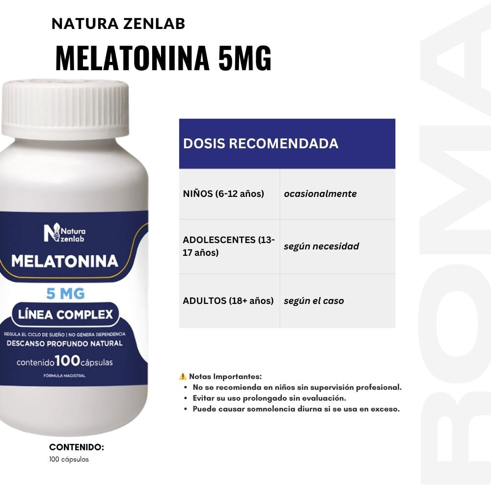 PACK 2 MELATONINA COMPLEX 5MG ZENLAB - Real Plaza