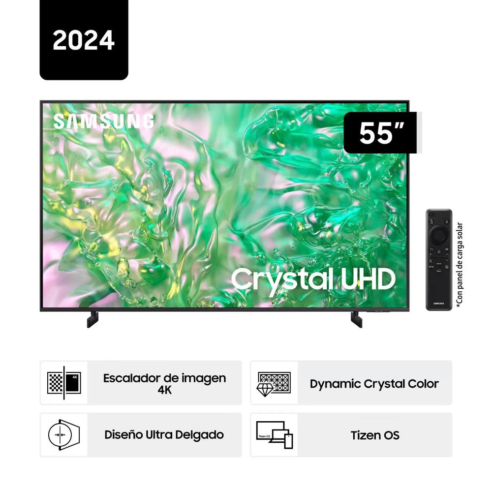 Televisor Samsung 55 Pulgadas crystal UHD DU8000 - Real Plaza