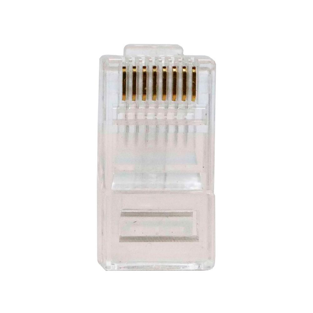 SATRA 102040001 100-PACK PLUG CONECTOR RJ45 CAT6 - Real Plaza