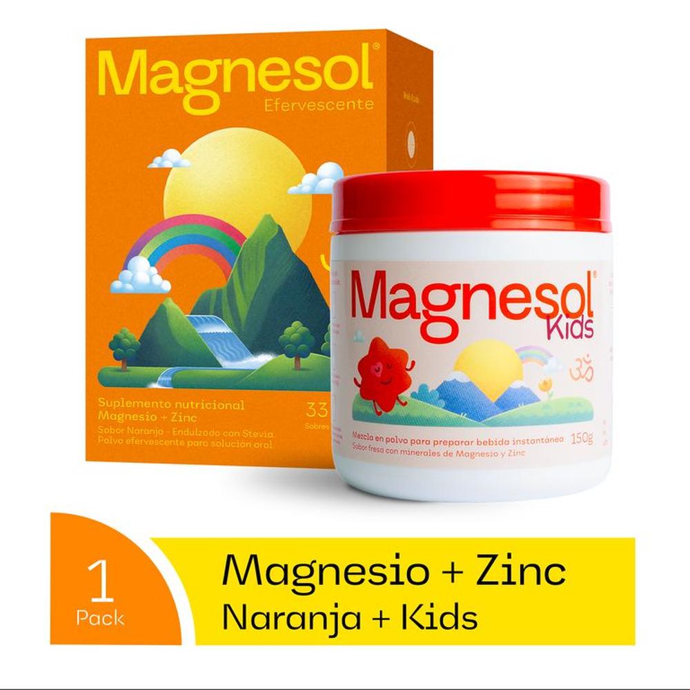 MAGNESOL KIDS + MAGNESOL NARANJA - Real Plaza