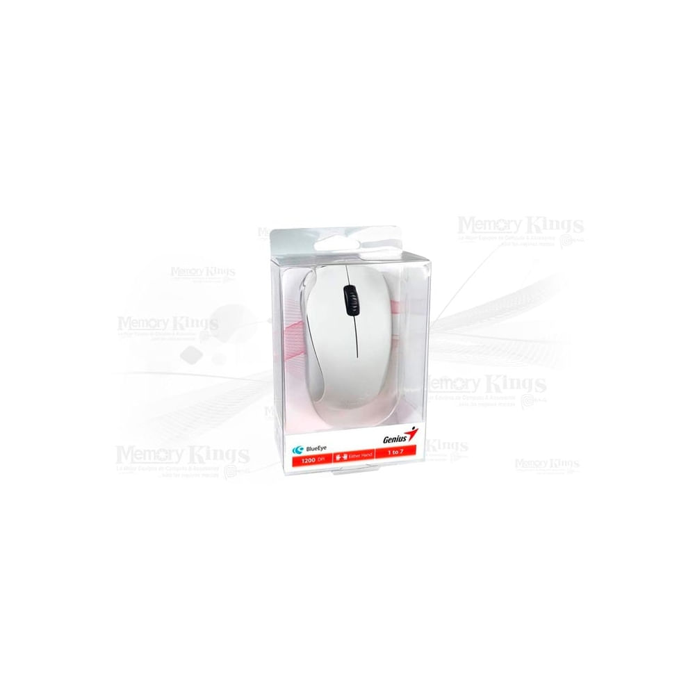 Mouse Genius Nx-7000 Inalámbrico Blanco - Óptima Precisión Y Conexión ...